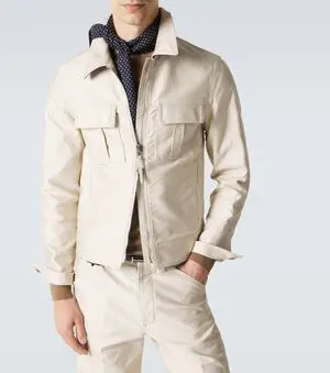 TOM FORD Cotton Satin Blouson Jacket