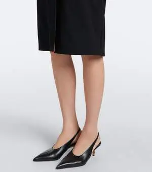 JIL SANDER Cutout Virgin Wool Minidress