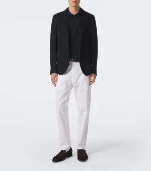 SLOWEAR Cotton Jersey Polo Shirt