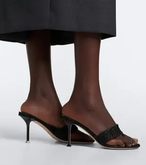 CHRISTEN Helix Leather Thong Sandals