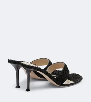 CHRISTEN Helix Leather Thong Sandals