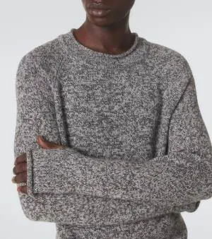 UMIT BENAN Ricky Cashmere Rollneck Sweater - Grey