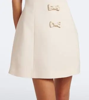 Valentino Garavani Crepe Couture Dress - White