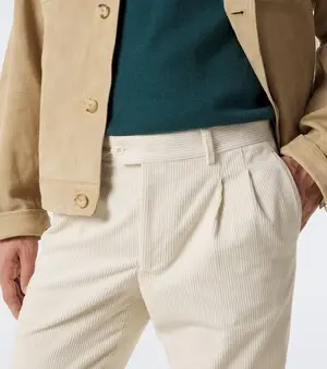 Rubinacci Modluca Cotton Corduroy Straight Pants