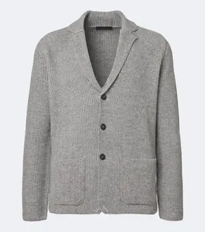 SLOWEAR Virgin Wool Cardigan - Grey
