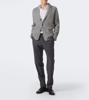 SLOWEAR Virgin Wool Cardigan - Grey