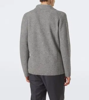SLOWEAR Virgin Wool Cardigan - Grey