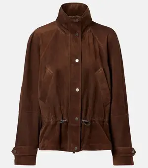 Brunello Cucinelli Suede Jacket - Brown