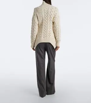 Stella McCartney Wool Straight Leg Trousers