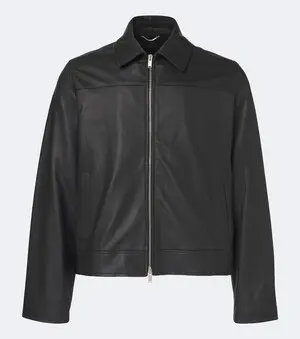 LARDINI Leather Jacket - Black