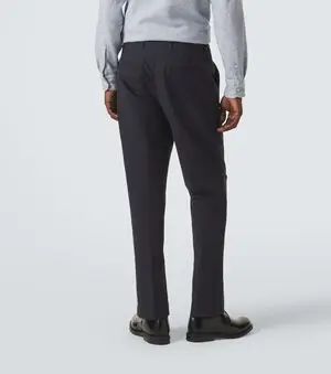 UMIT BENAN Matt Cotton-blend Straight Pants
