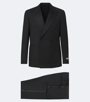 Canali Wool Suit - Black