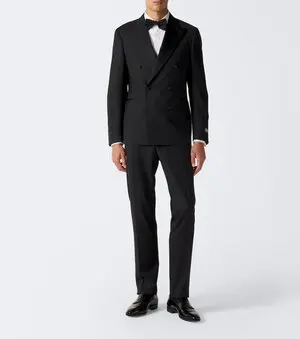 Canali Wool Suit - Black