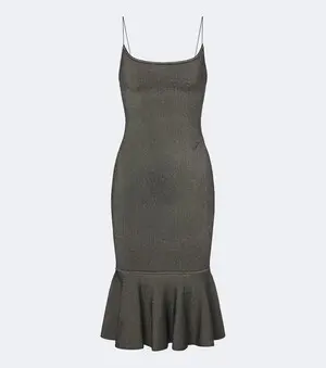 Jacquemus Pina Midi Dress - Beige