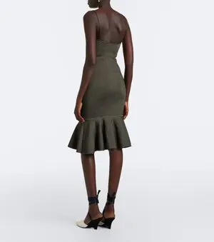 Jacquemus Pina Midi Dress - Beige