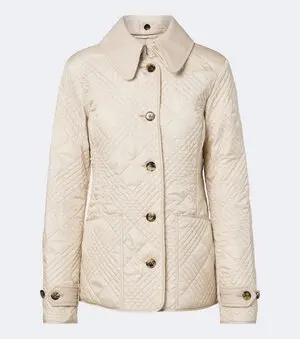 Burberry Fernleigh Quilted Jacket - Beige