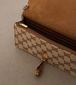 Gucci Dionysus Gg Canvas Wallet On Chain
