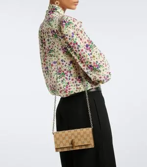 Gucci Dionysus Gg Canvas Wallet On Chain