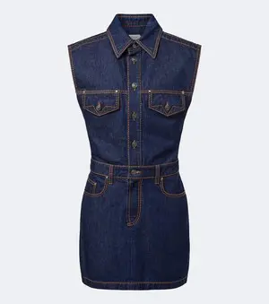 Versace Denim Minidress - Blue