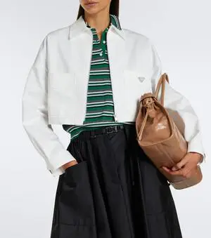 Prada Cropped Denim Jacket