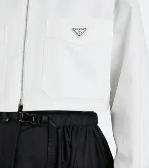 Prada Cropped Denim Jacket