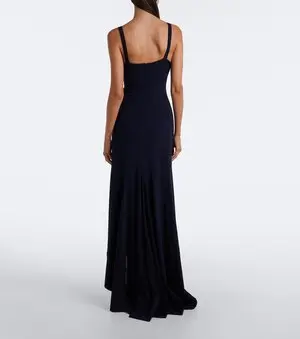 Stella McCartney Ruffled Georgette Gown