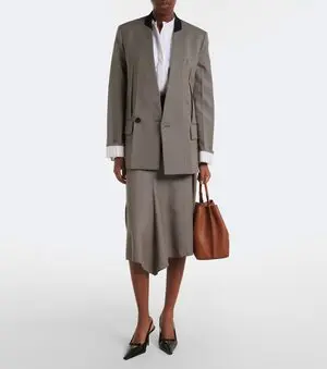 Victoria Beckham Leather Bucket Bag