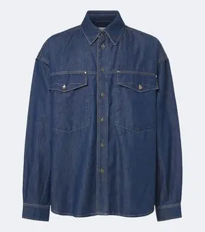 Versace Medusa Denim Overshirt