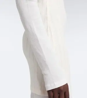 Acne Studios Layered Knitted Mini Dress