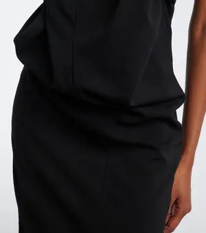 Magda Butrym Floral-appliqu� Wool-blend Gown