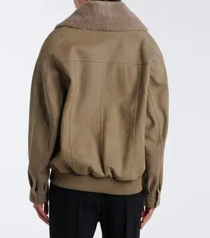 Stella McCartney Oversized Teddy-trimmed Blouson Jacket