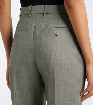 Alexander McQueen Wool Straight Pants