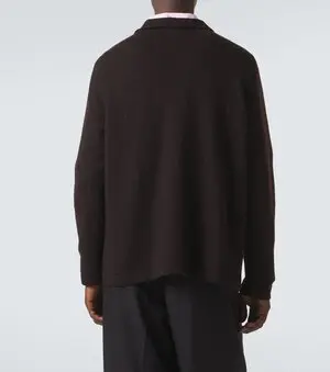 UMIT BENAN Winter Sunset Cashmere And Silk Overshirt