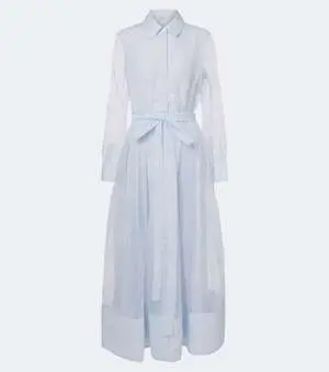 Simkhai Montgomery Shirt Dress - Blue