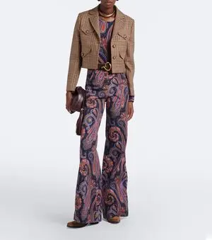 Etro Paisley Print Long Sleeve T-shirt
