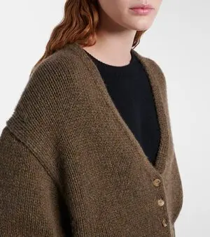 Khaite Axel Oversized Cashmere Cardigan