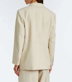 Bottega Veneta Striped Wool And Cotton Blazer