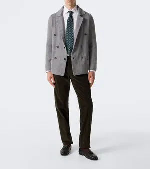 Rubinacci Cashmere Double-breasted Cardigan