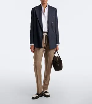 Eleventy Cotton And Silk Poplin Shirt