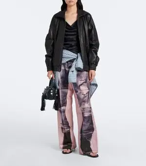 Acne Studios 1981 Trompe L'oeil Wide-leg Jeans