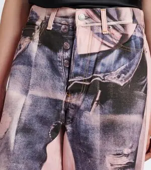 Acne Studios 1981 Trompe L'oeil Wide-leg Jeans
