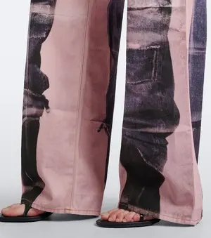 Acne Studios 1981 Trompe L'oeil Wide-leg Jeans