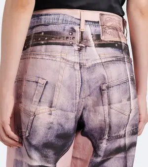 Acne Studios 1981 Trompe L'oeil Wide-leg Jeans