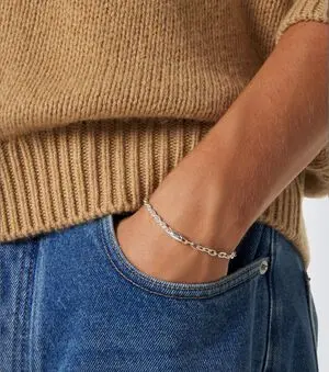 Bottega Veneta Sterling Chain Bracelet