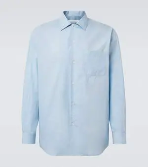 UMIT BENAN Weekend Cotton Poplin Shirt - Blue
