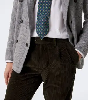 Rubinacci Modluca Cotton Corduroy Straight Pants