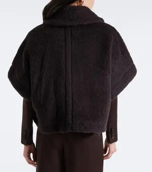 Max Mara Wool And Silk Teddy Jacket