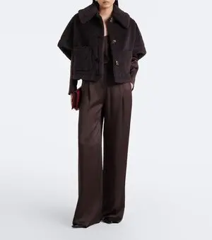 Max Mara Wool And Silk Teddy Jacket