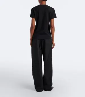 Phoebe Philo Cotton Wide-leg Pants