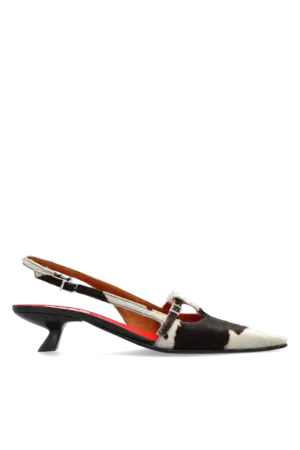 Marni Leather Heeled Shoes - Brown